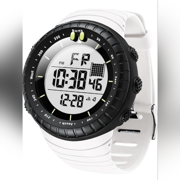 No Boundaries | Accessories | Mens White Digital Tactical Sports Watch ...